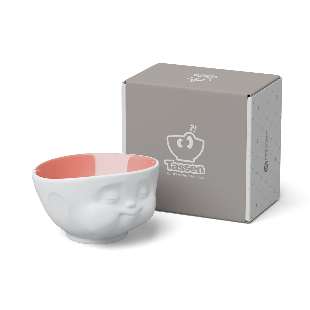 16 Oz. Bowl, Munching Face, Peach Color Inside – FIFTYEIGHT Products